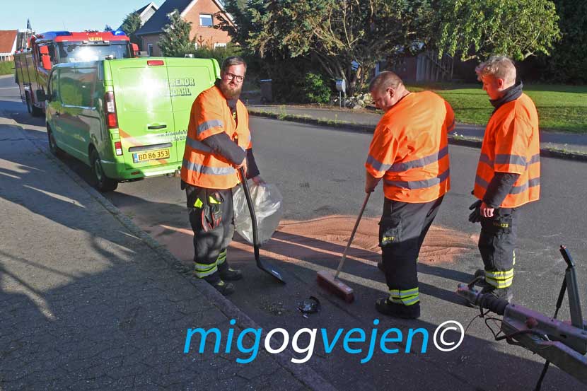 Spritbilist kørte ind i trailer