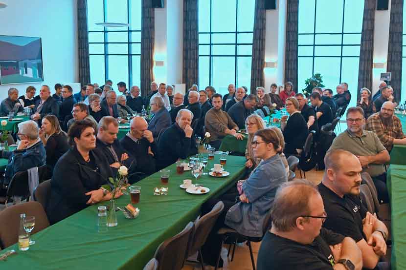 Store smil ved afskeden